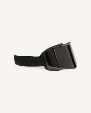 Balenciaga Mirrored Ski Mask Sunglasses - Black