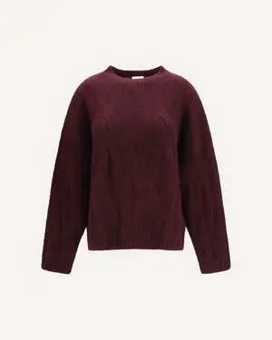 ALLUDE Cahmere And Ilk Weater With Voluminou Leeve