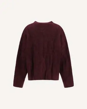 ALLUDE Cahmere And Ilk Weater With Voluminou Leeve