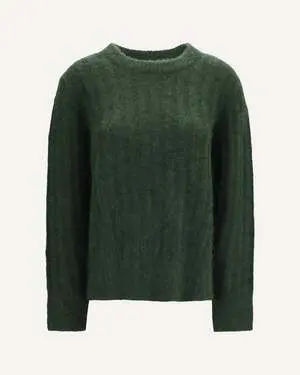 ALLUDE Cashmere And Silk Crewneck Sweater