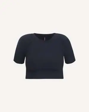 Wolford Seamess Fitted Sports T-shirt Femae Black