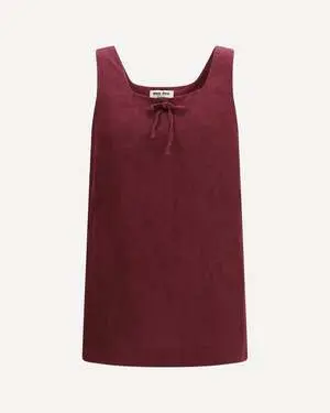 Miu Miu Linen Short Dress