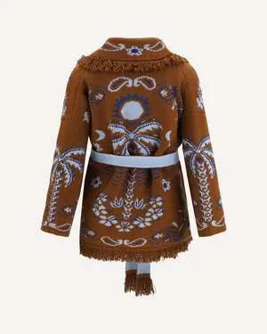 Alanui Island Roots Cardigan With Belt