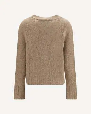 ALLUDE Cashmere V-neck Cardigan