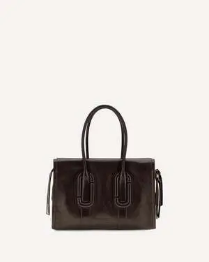 Marc Jacobs Babe City Tote Leather Handbag - Brown