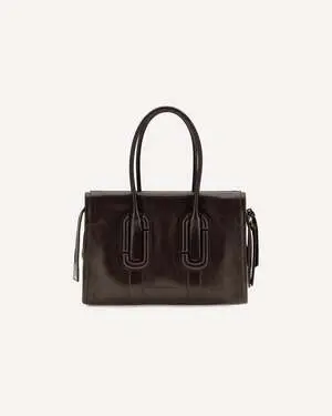 Marc Jacobs Babe City Tote Leather Handbag - Brown