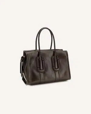 Marc Jacobs Babe City Tote Leather Handbag - Brown
