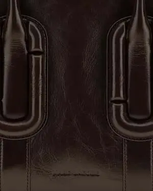 Marc Jacobs Babe City Tote Leather Handbag - Brown