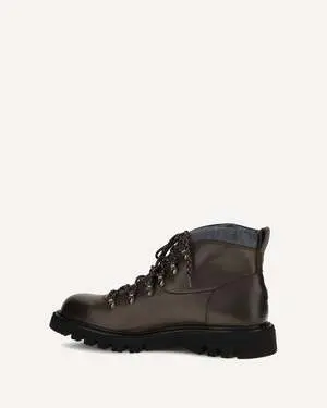 Fratelli Rossetti Polished Leather Lace-up Boots