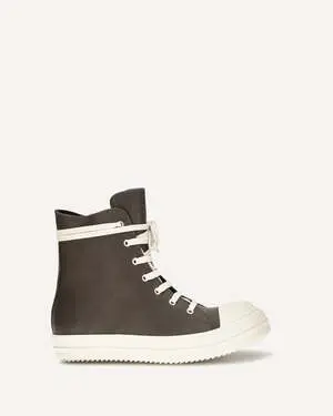 Rick Owens Tower Sneaks Leather Sneakers - Brown