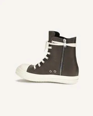 Rick Owens Tower Sneaks Leather Sneakers