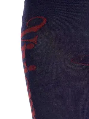 VIVIENNE WESTWOOD Orb Logo-embelishment Socks