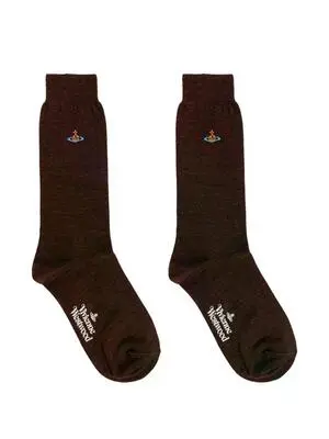 VIVIENNE WESTWOOD Embroidered Orb Socks