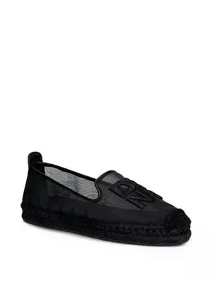 Dkny Logo-patch Mesh Espadrilles