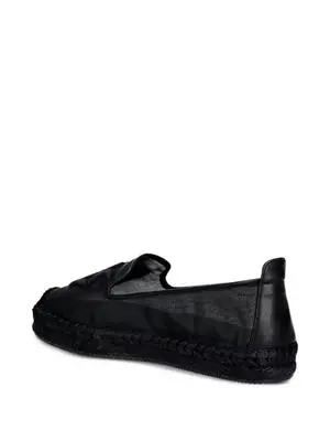 Dkny Logo-patch Mesh Espadrilles