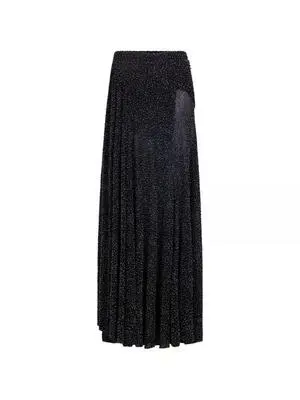 Rabanne Asymmetric Maxi Skirt - Black