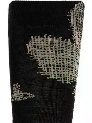 VIVIENNE WESTWOOD Orb-logo Intarsia-knit Socks