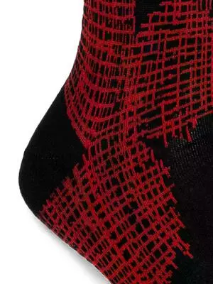 VIVIENNE WESTWOOD Orb-logo Intarsia-knit Socks