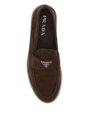 Prada Soft Suede Loafers