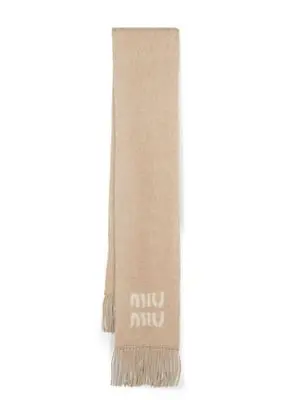 Miu Miu Wool And Mohair Scarf - Multicolor