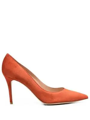 GIANVITO ROSSI Gianvito 85 Suede Pumps - Multicolor