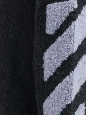 Off-White Diag Fuzzy Knit Crewneck