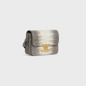Celine Teen Triomphe Bag In Lizard