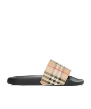 Burberry Vintage Check Sandals - Nude