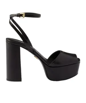 PRADA Nappa Leather Platform Sandals