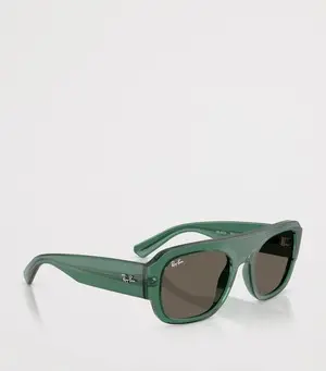 Ray-ban Rb2218 Irregular Frame Sunglasses - Green