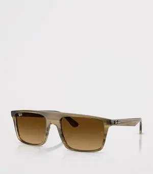 Ray-ban Rb2222 Square Frame Sunglasses - Green