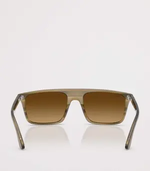 Ray-ban Rb2222 Square Frame Sunglasses - Green