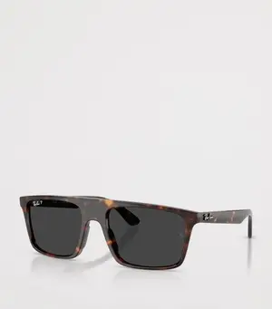 Ray-ban Tortoiseshell Square Frame Sunglasses - Brown
