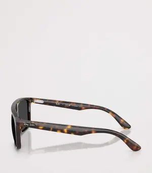 Ray-ban Tortoiseshell Square Frame Sunglasses - Brown