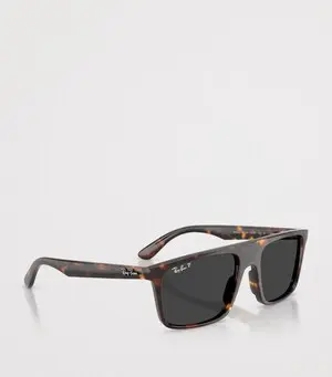 Ray-ban Tortoiseshell Square Frame Sunglasses - Brown