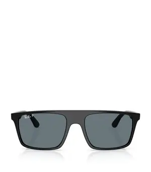 Ray-ban Rb2222 Square Frame Sunglasses - Black