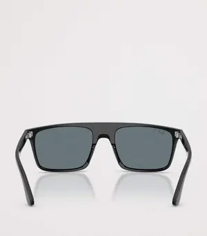 Ray-ban Rb2222 Square Frame Sunglasses - Black