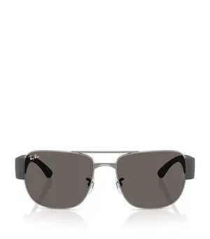 Ray-ban Square Frame Sunglasses - Grey