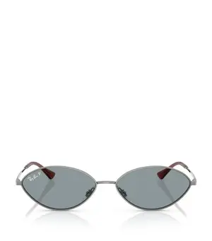 Ray-ban Rb3757 Kai Bio-based Oval Sunglasses - Grey