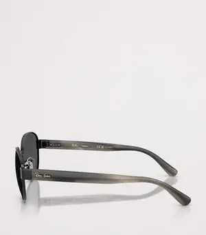 Ray-ban Rb3766 Polarized+ Lenses Square Sunglasses - Black