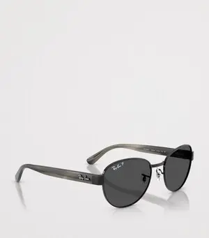 Ray-ban Rb3766 Polarized+ Lenses Square Sunglasses - Black