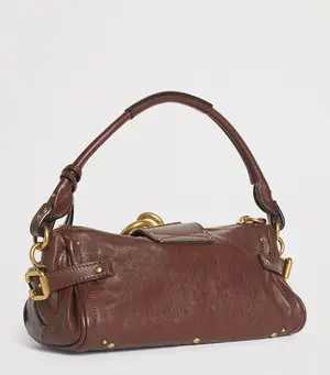 Chloé Small Leather Paddington Top Handle Bag - Brown