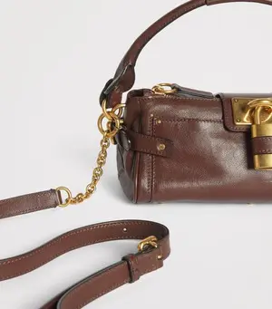Chloé Small Leather Paddington Top Handle Bag - Brown