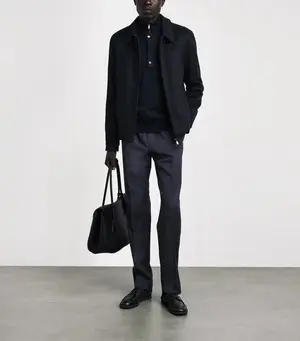 Pal Zileri Virgin Wool Drawstring Trousers
