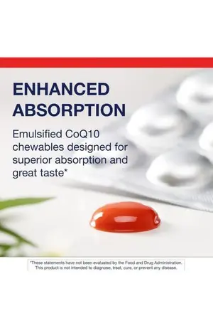 METAGENICS Nutragems High Absorption Antioxidant Coq10 Supplement