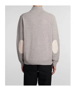 Barbour Buttoned High-neck Knit Jumper