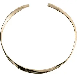 Mango Rigid Choker Necklace - Gold
