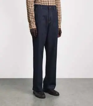Oliver Peoples Westall Denim Utility Trousers