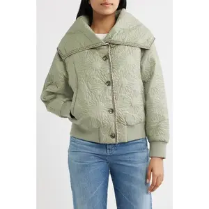 UGG Solein Quilted Jacket With Oversized Collar - Vinito