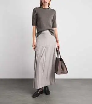Fabiana Filippi Virgin Wool-silk-cashmere Embellished Sweater
